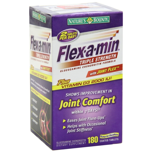 Nature's Bounty Flex-A-Min Triple Strength, 180-Count Box
