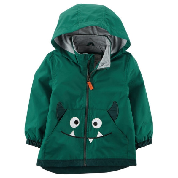 Jersey-Lined Monster Raincoat