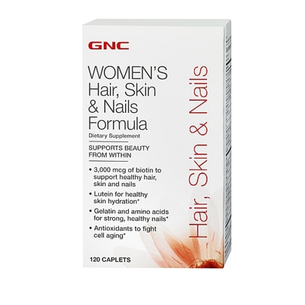 GNC Hair, Skin & Nails Formula 120 Caplets