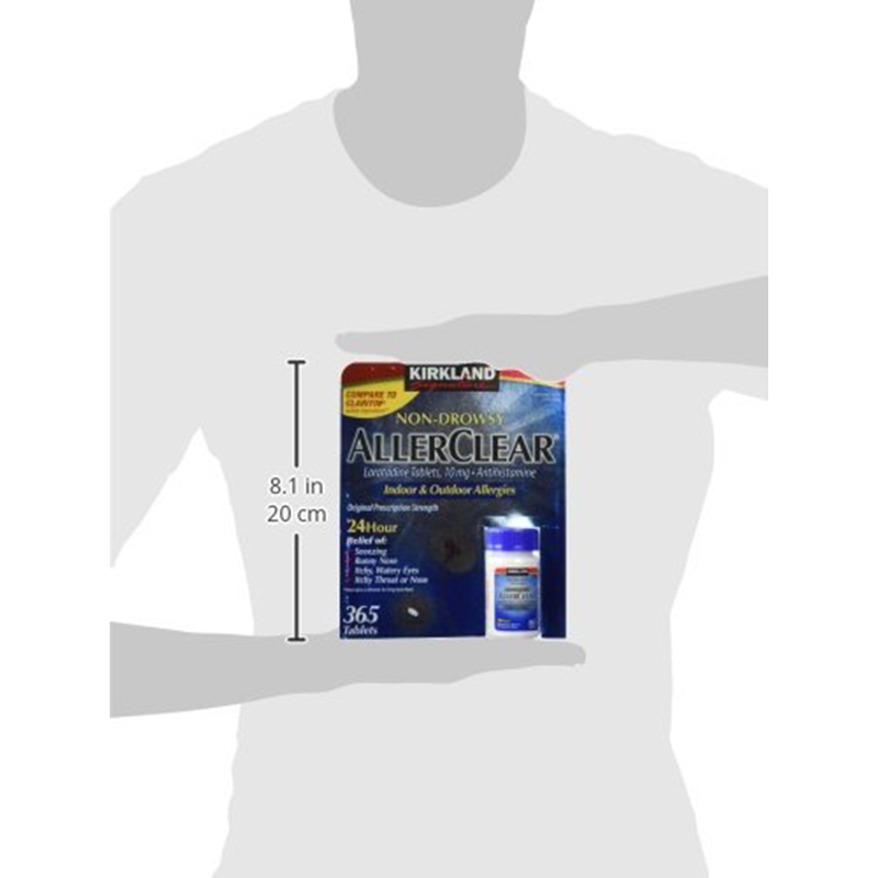 Kirkland Signature Non Drowsy Allerclear Loratadine Tablets ...