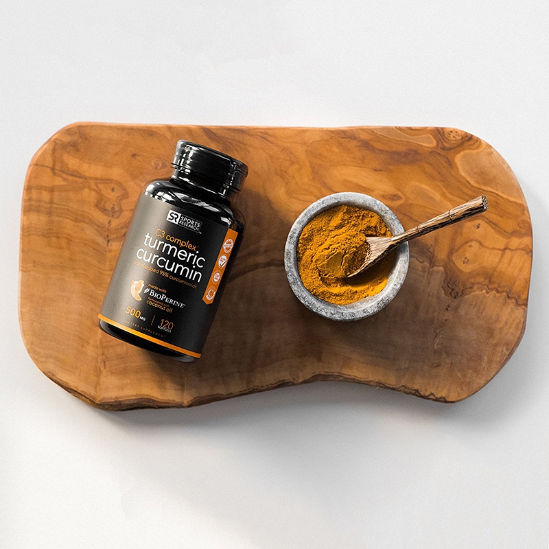 Sports Research Turmeric Curcumin C3 Complex 500 Mg with 95% ...