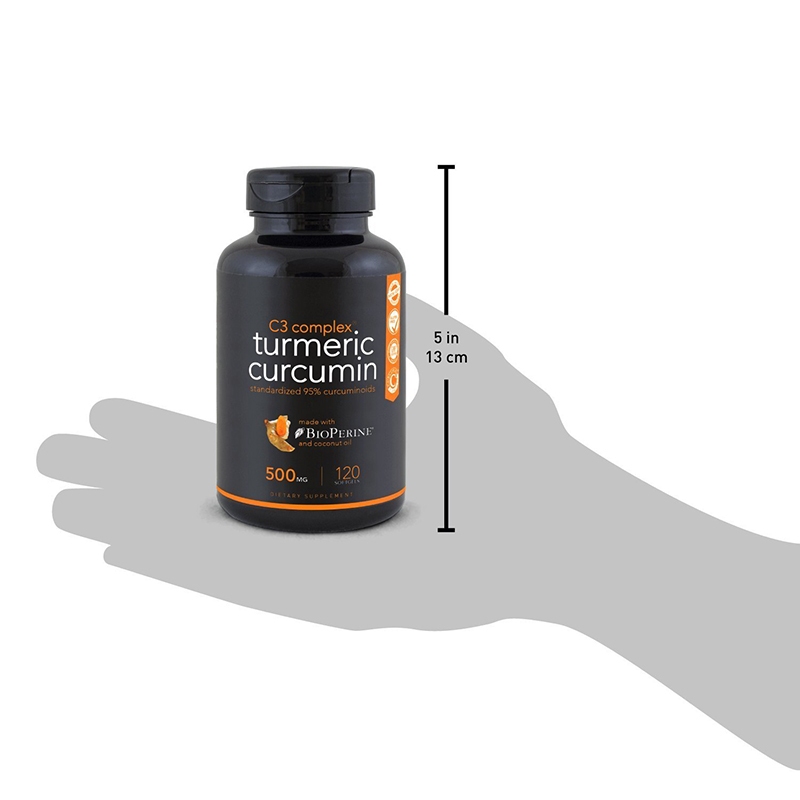 Sports Research Turmeric Curcumin C3 Complex 500 Mg with 95% ...