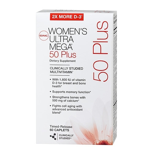 GNC Women's Ultra Mega® 50 Plus 60 Caplets