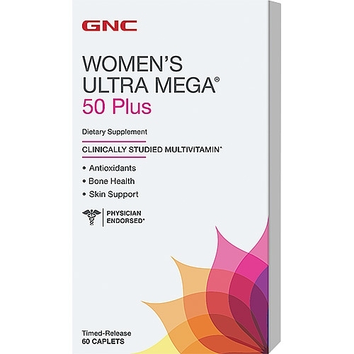 GNC Women's Ultra Mega® 50 Plus 60 Caplets