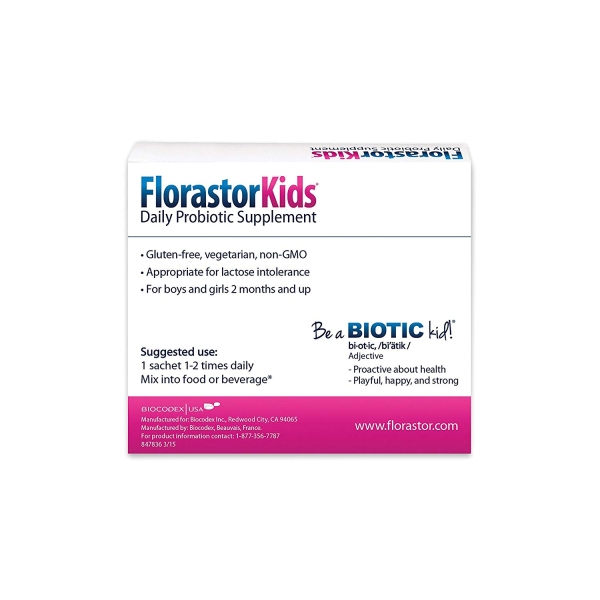 Florastor Kids 250mg 布拉氏酵母儿童益生菌40包 腹泻便秘