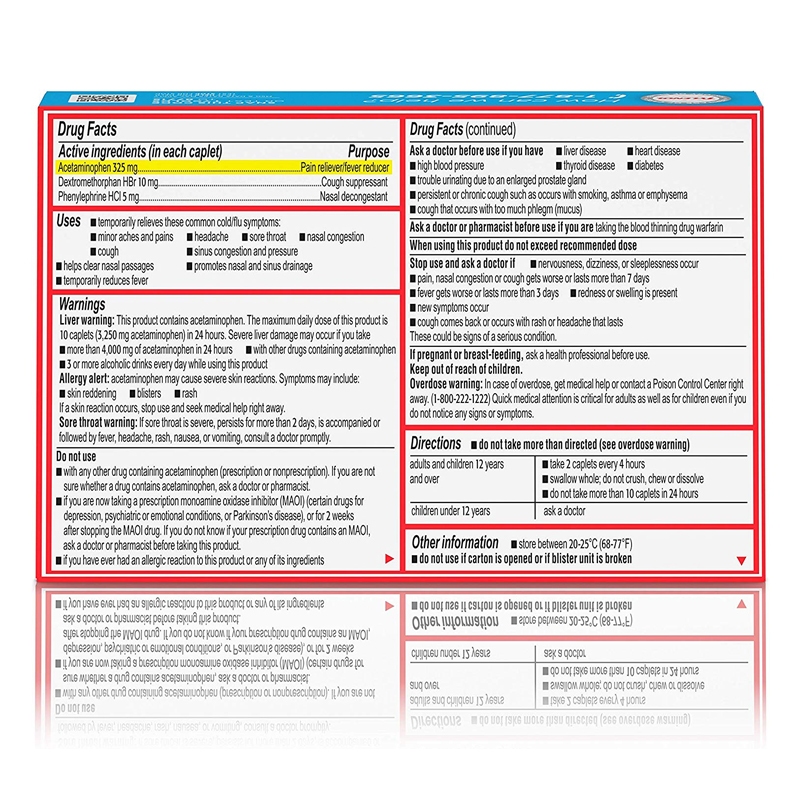 Tylenol Sinus Severe 缓解严重的鼻窦炎和感冒症状 24粒