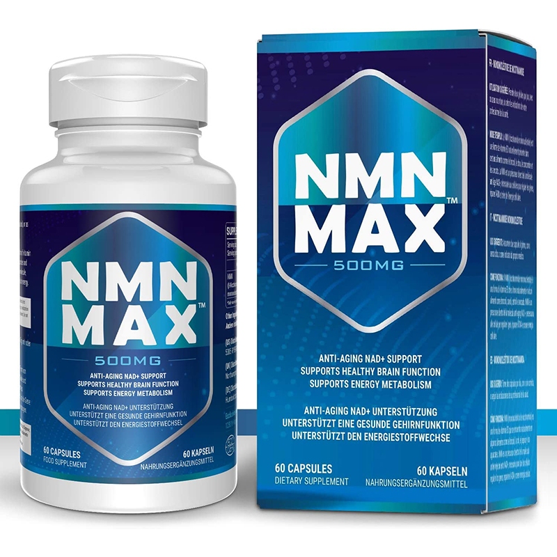 美国进口 NMN MAX 高吸收烟酰胺单核苷酸补充剂 逆龄美肌 重返年轻态 500mg 60粒