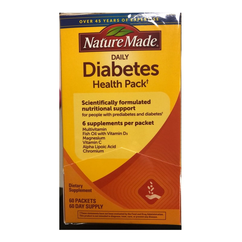 Nature Made糖尿病健康包 Diabetes Health Pack 60包
