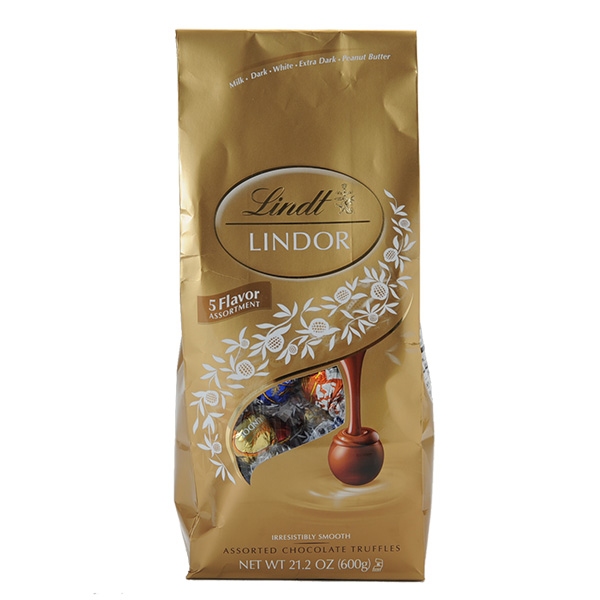 瑞士莲巧克力Lindt Lindor松露软心球混合装 50粒 600g