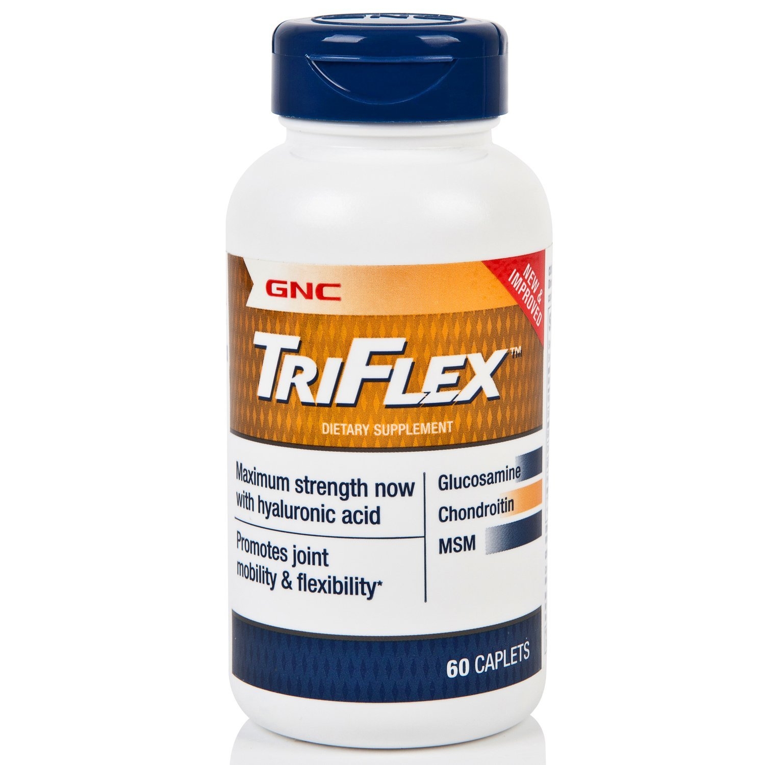 GNC 维骨力 Triflex™ 60 Caplets 关节炎 膝关节疼痛